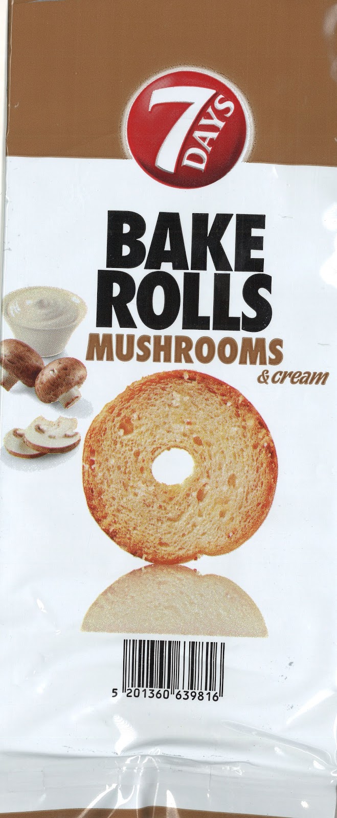 Cheeseburger Crisps & Other Stories: 7Days Bake Rolls Mushrooms & Cream