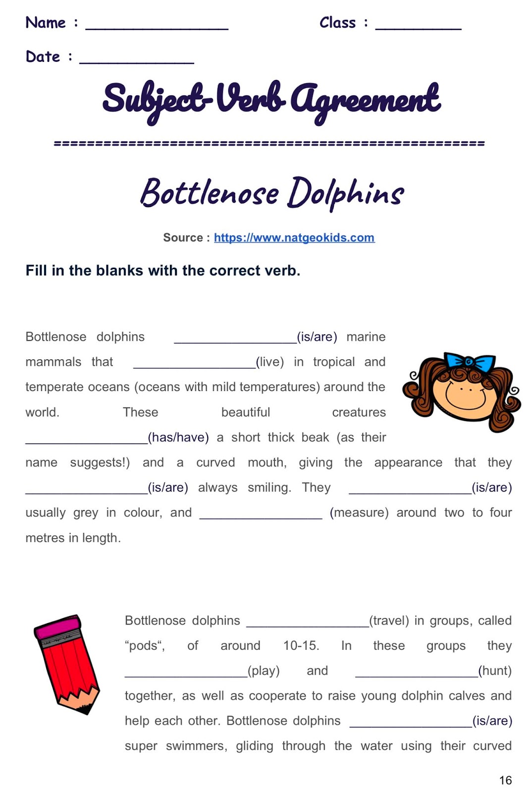 ILoveTeaching: Subject Verb Agreement