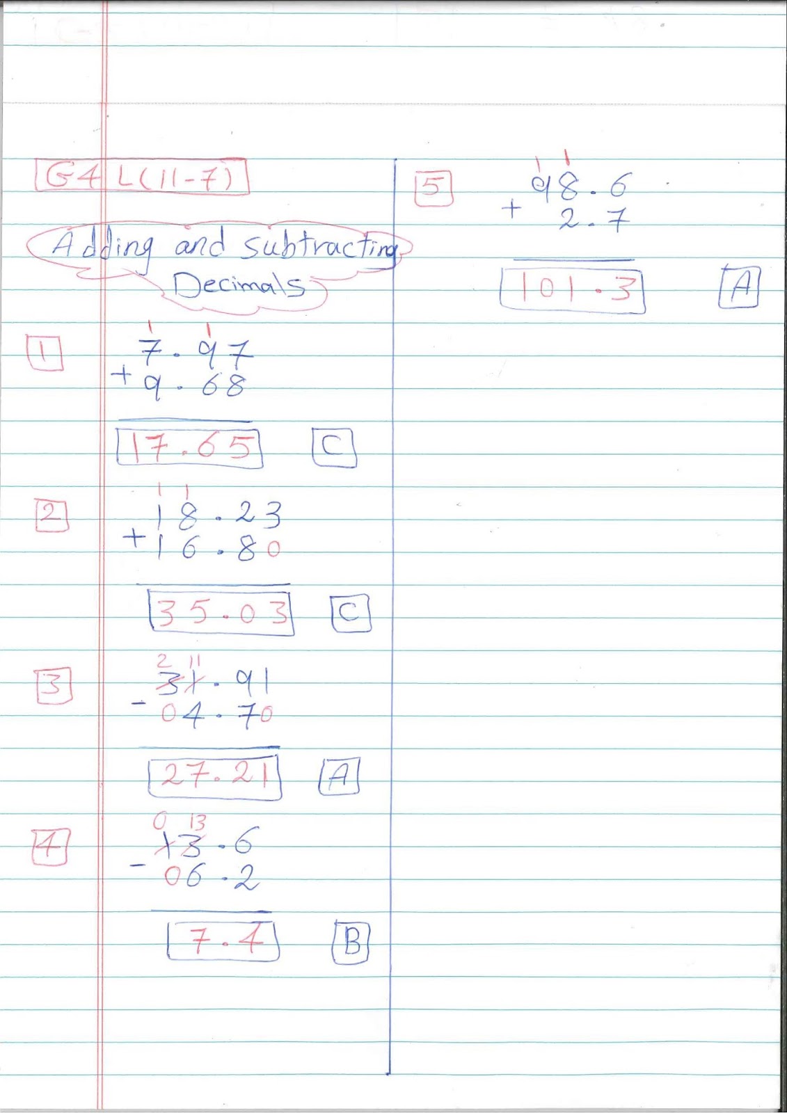 G4 Worksheets ~ Easy Math
