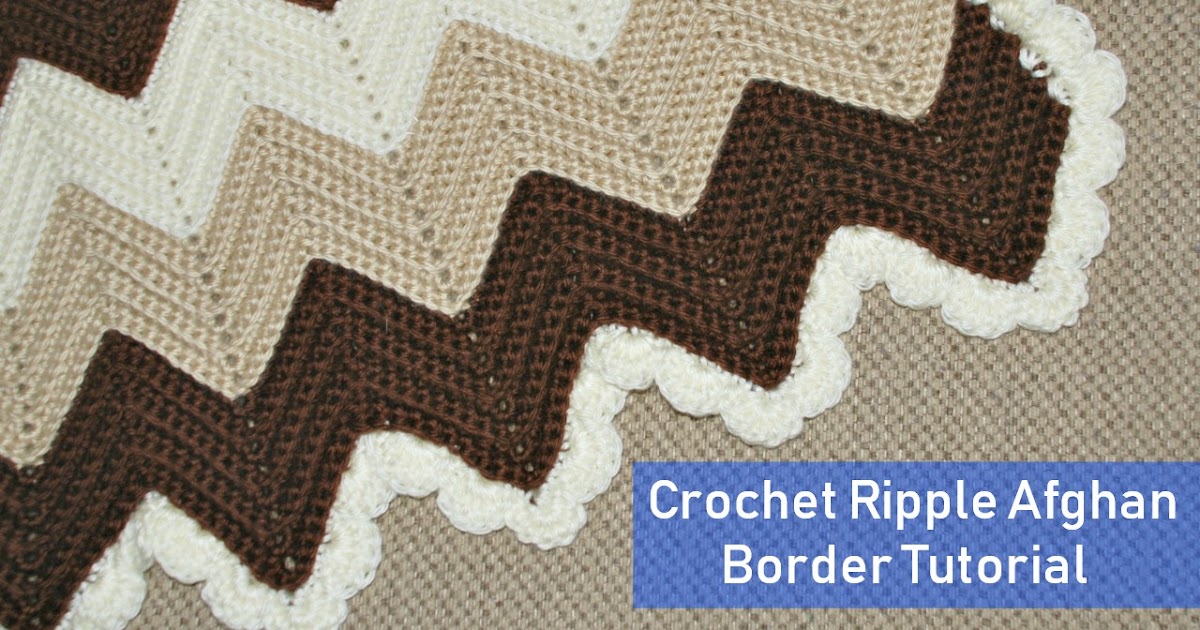Amy's Crochet Creative Creations: How to Crochet a Ripple Stitch Afghan ...