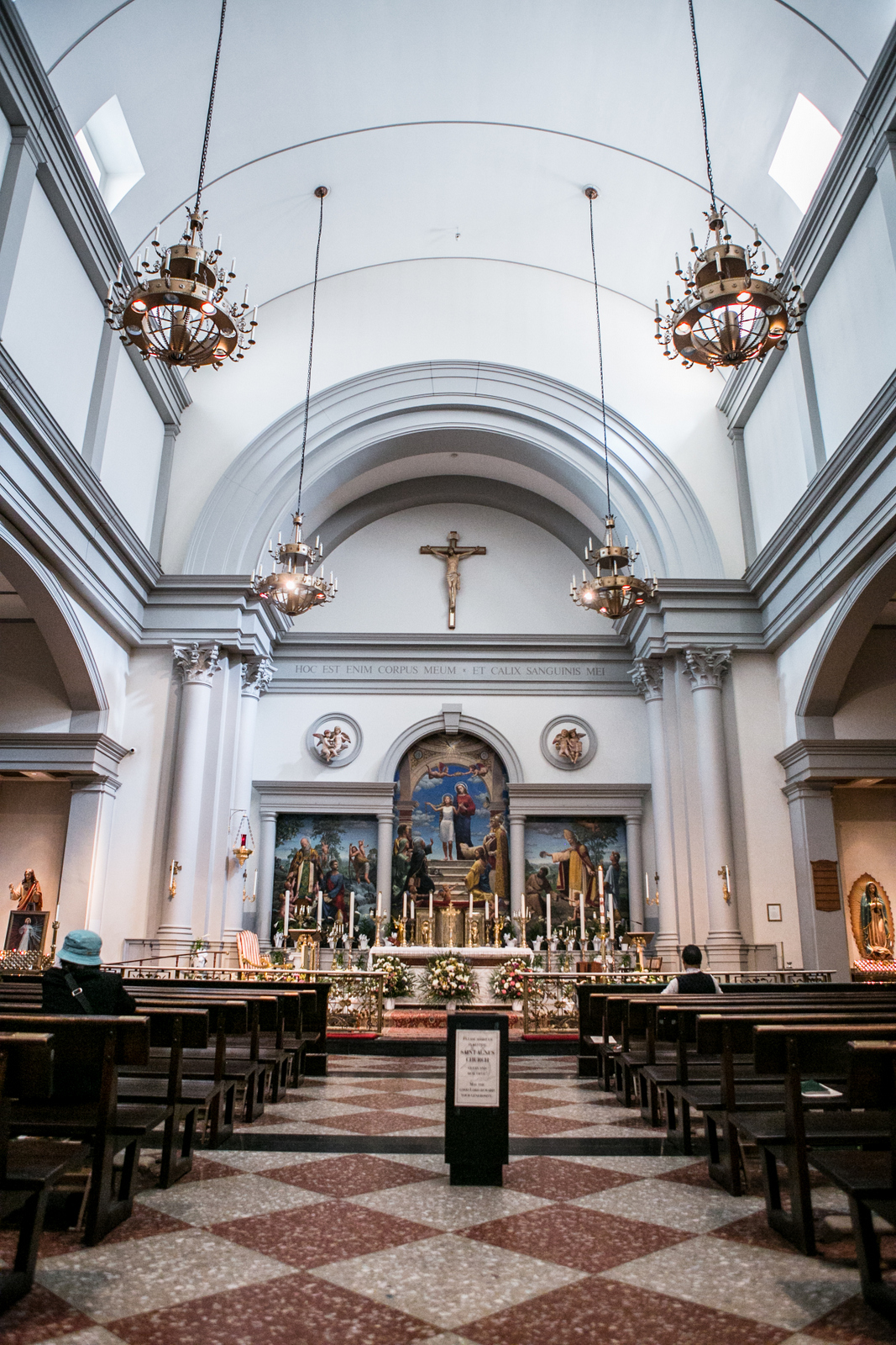 St. Agnes | Midtown, New York, NY | stepping into church, one at a time