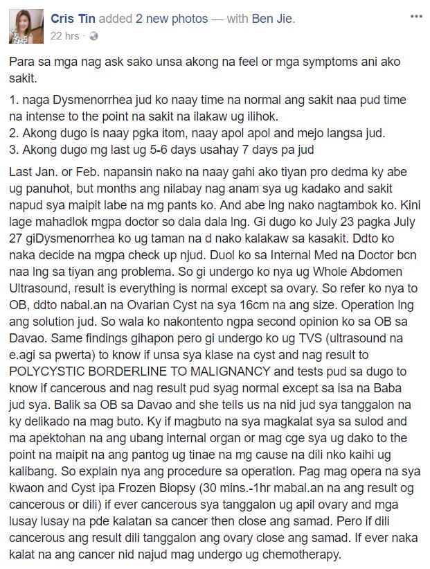 Napansin Niya Na May Matigas Sa Kanyang Tiyan At Inakala Na Tumataba Lang Siya Pero Heto Pala ...