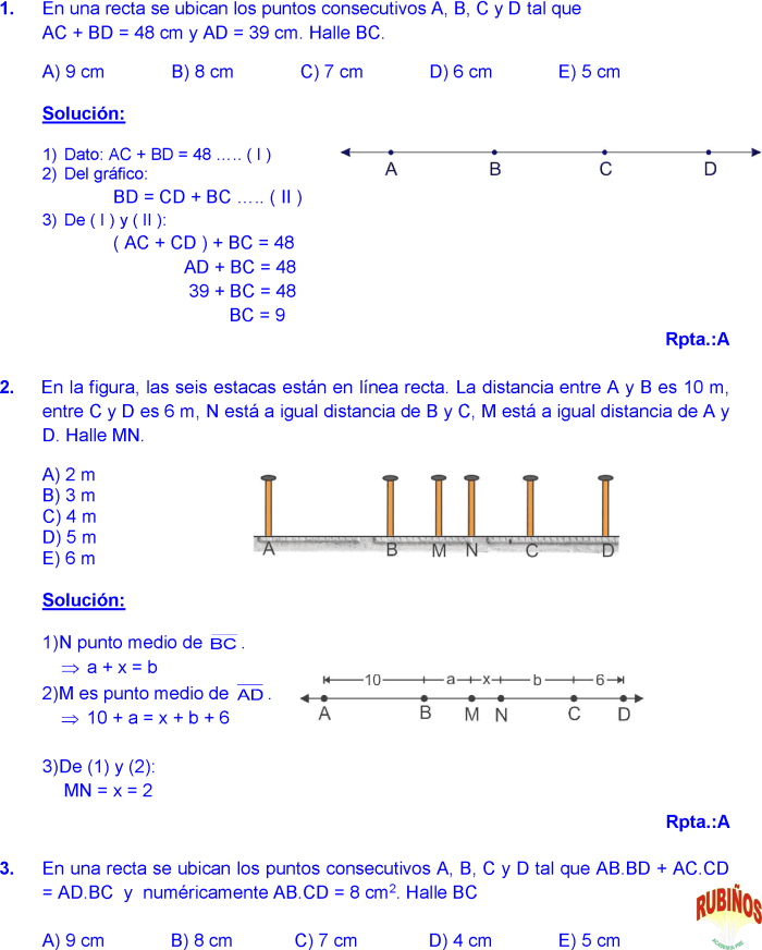SEGMENTOS PROBLEMAS RESUELTOS DE GEOMETRIA BÁSICA pdf