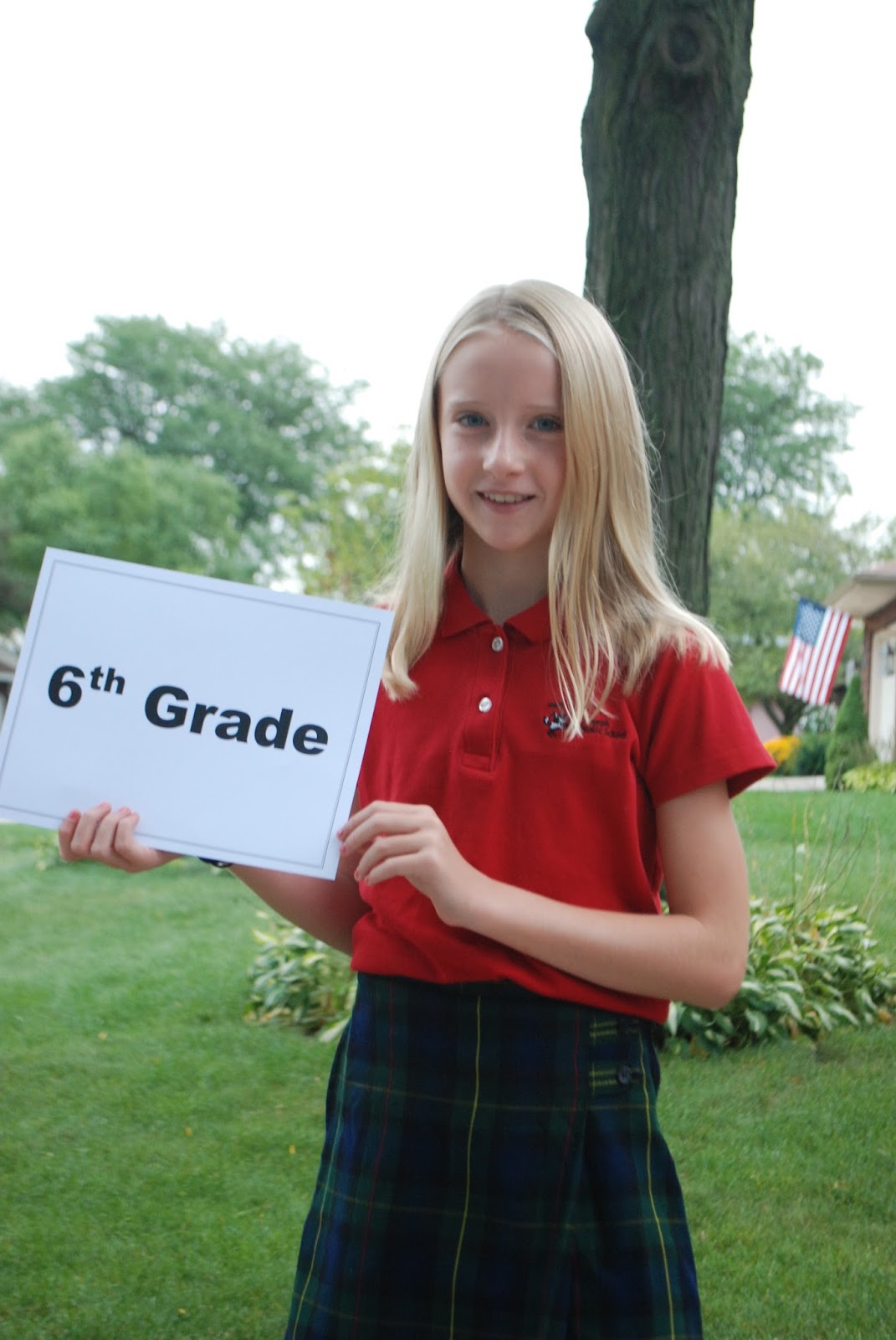 The Scott Family: First Day of School - 6th, 4th, and 3rd grade!
