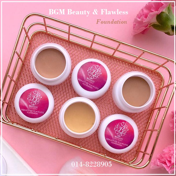 Bihan Foundation & Glowing Spray Set 2in1 by BGM - Makeup Viral ...