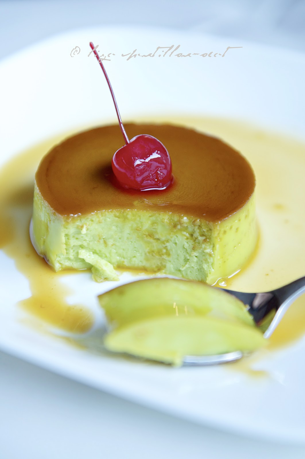 Naked Eye: My take at Pandan Flan