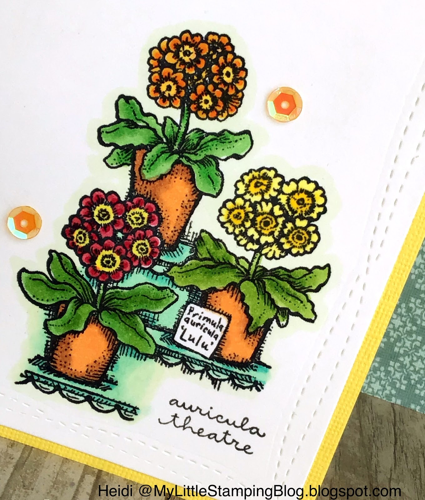 My Little Stamping Blog: Spring Primrose Card