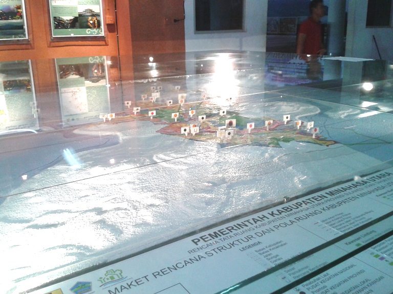 pintukayustudio: Maket Pola Ruang dan Struktur Ruang Kabupaten Minahasa ...