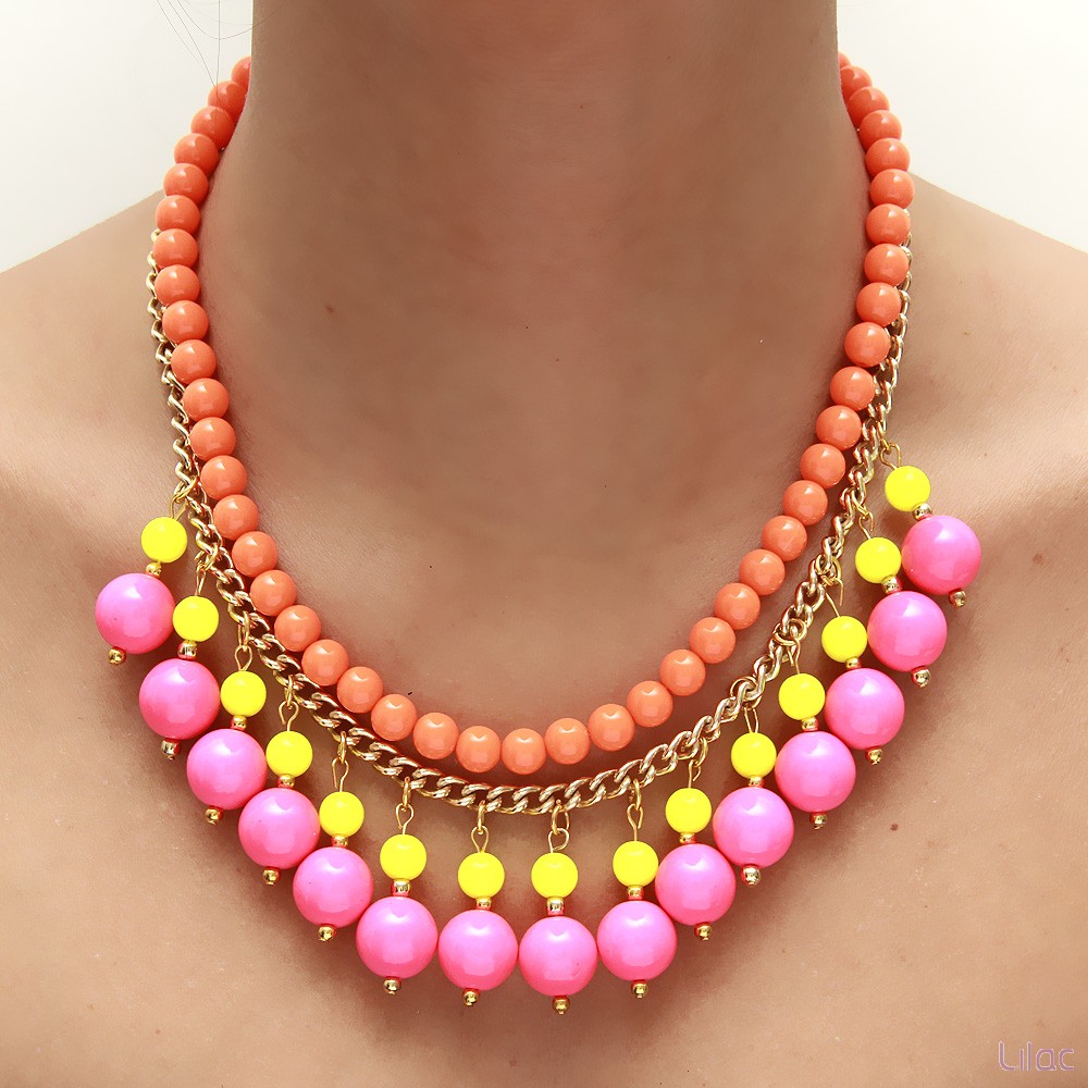 Delírios de Paty: Maxi colares no auge da moda