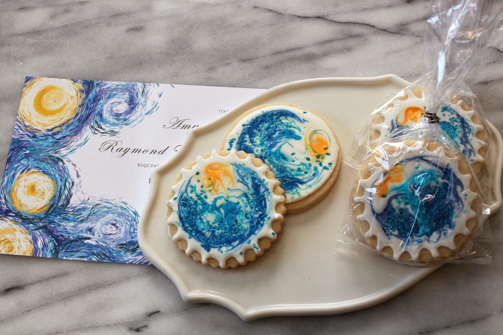 The Land of Milk 'n' Cookies: Starry Night Sugar Cookies (Tutorial)
