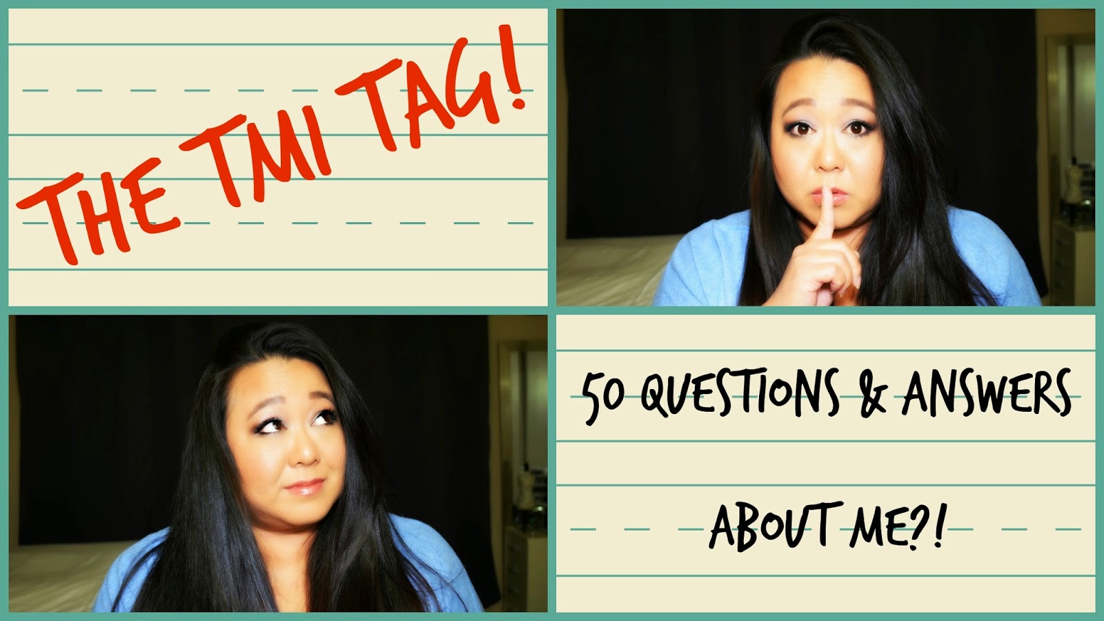 MakeupMaiWorld: TMI Tag - 50 Questions about Me?!