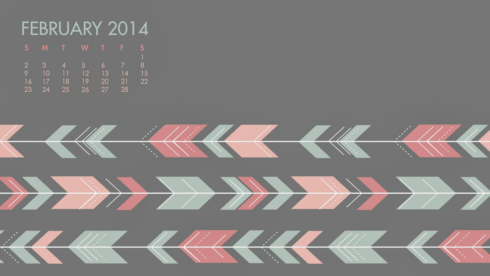 FREEBIES // FEBRUARY 2014 DESKTOP CALENDARS – Oh So Lovely Blog