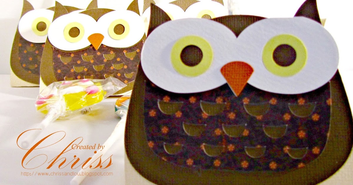 Scrappin' With Chriss and Lou: Owl Candy! Day 4