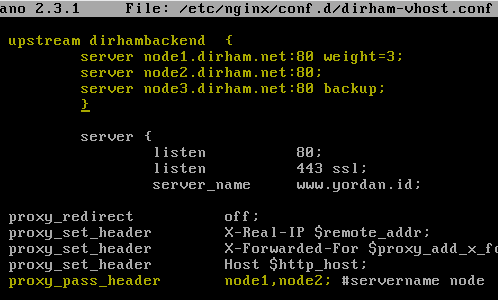 Lab 8.19. [CentOS7] Web Server [nginx] : Reverse Proxy Pass with Load Balance - Yord's Note