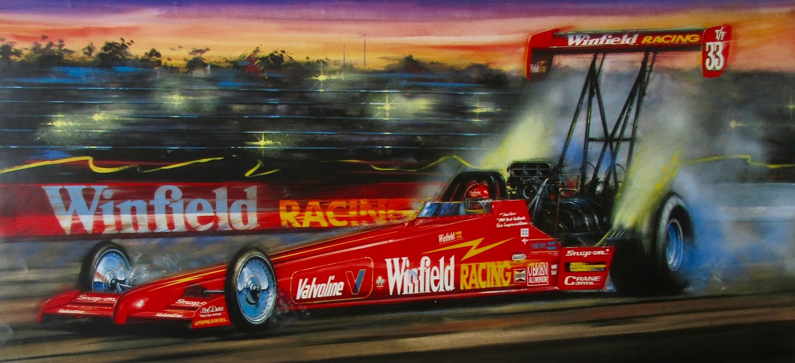 Greg McNeill Art: Jim Read - Top Fuel Drag Racing
