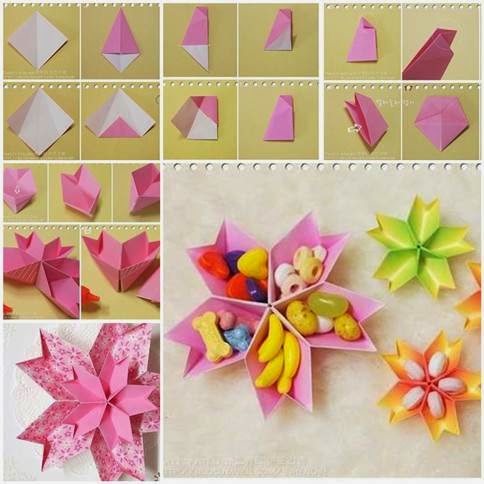 origami paper craft ~ simple origami instructions