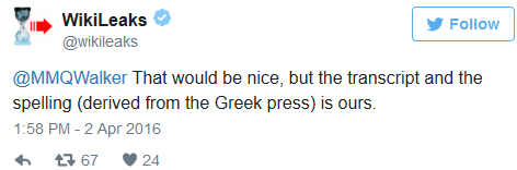 Wikileaks: «Βόμβα» ΔΝΤ για τη διαπραγμάτευση. Εκρηκτική συνομιλία ...