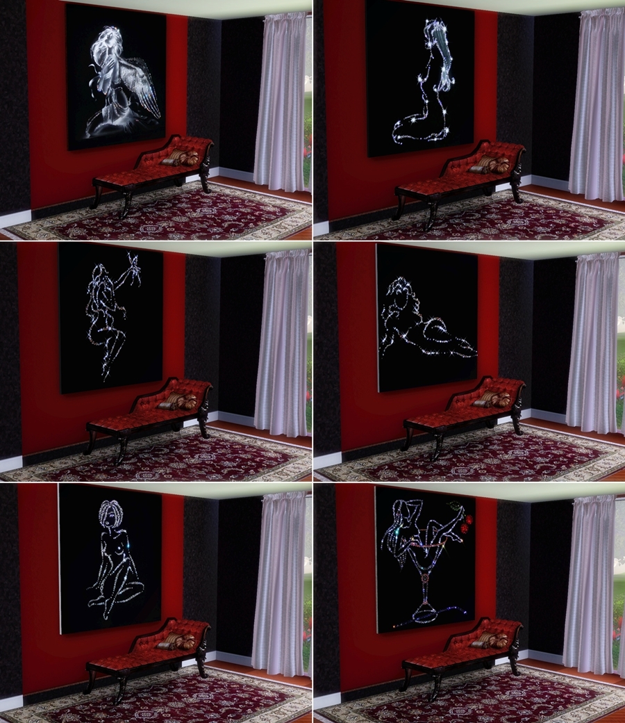 Helen-sims: TS3 Painting SWAROVSKI