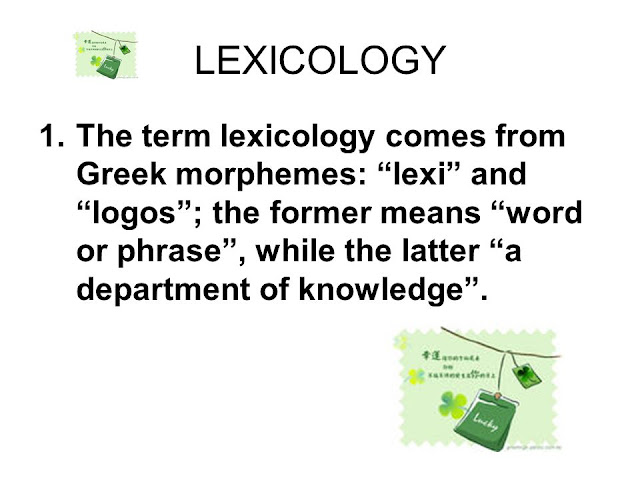 Lexicology
