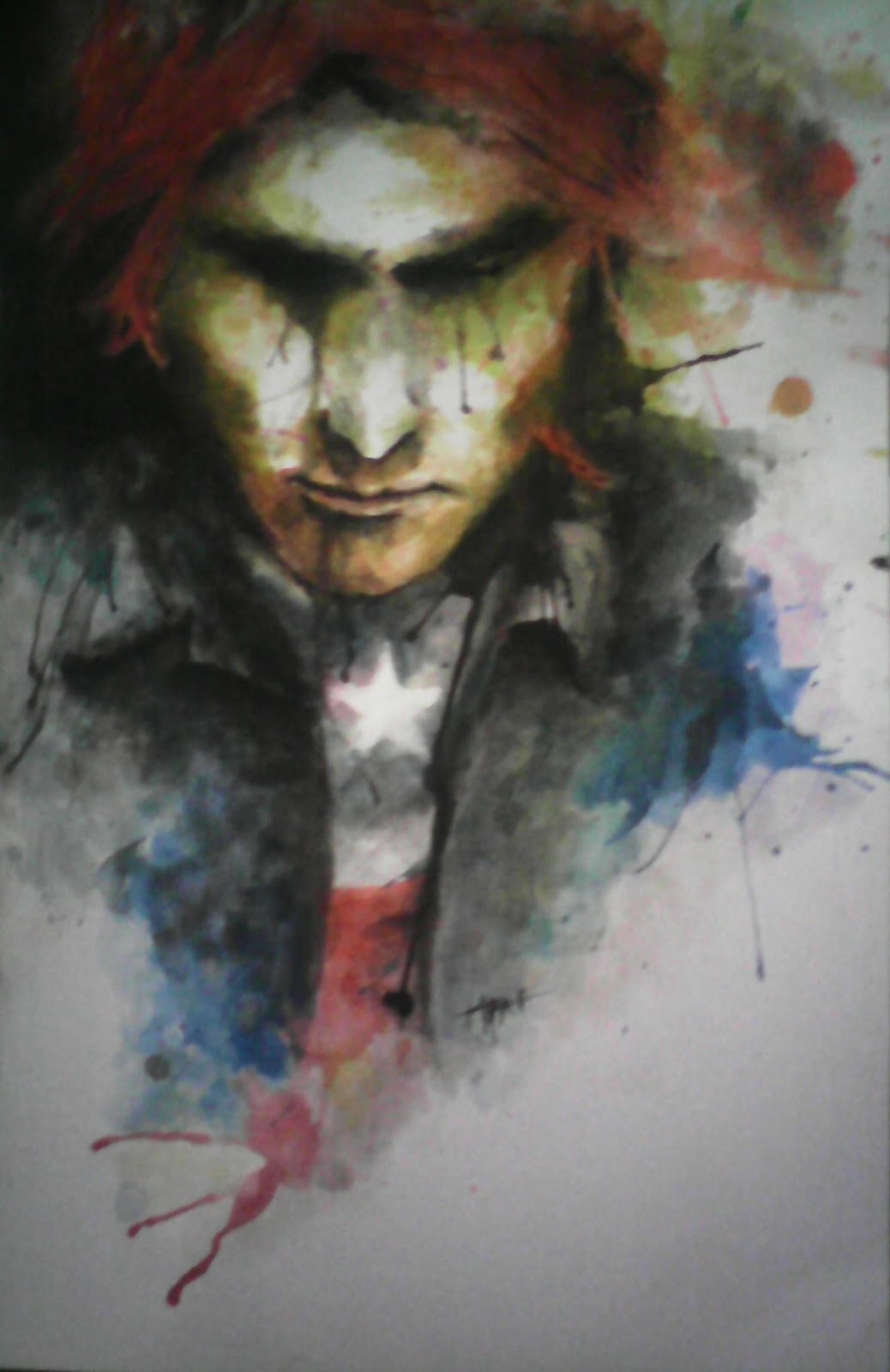 trai Artwork: Watercolor Painting: Gerard Way