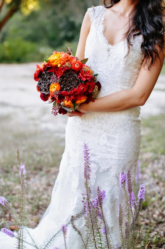 A Stunning Fall Bridal Portrait This Thanksgiving - Belle The Magazine
