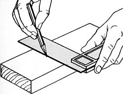 Year 8: Lamp Project: Week One - marking out wood