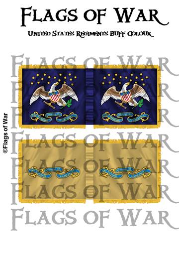 Flags of War: 28mm War of 1812 United States Regiment Flags