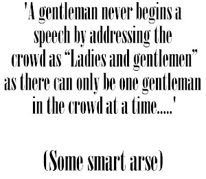 Dear Diary....... My Daily Crossroads: The true gentleman.