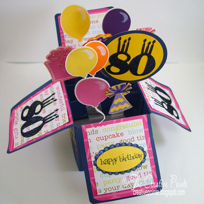 The Creative Pointe: Pop-Up Box Card