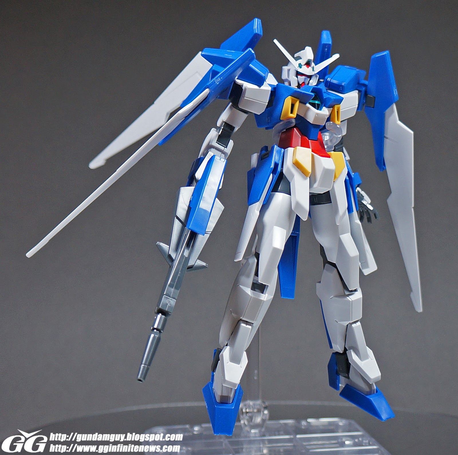 GUNDAM GUY: HG 1/144 Gundam AGE-2 Normal - Review Images by Gundam Guy