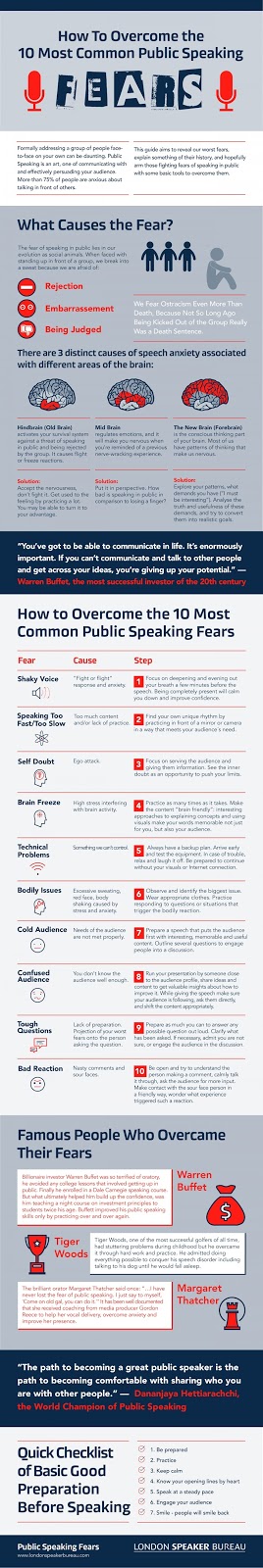 Crazy Infographics: How To Overcome The 10 Most Common Public Speaking ...