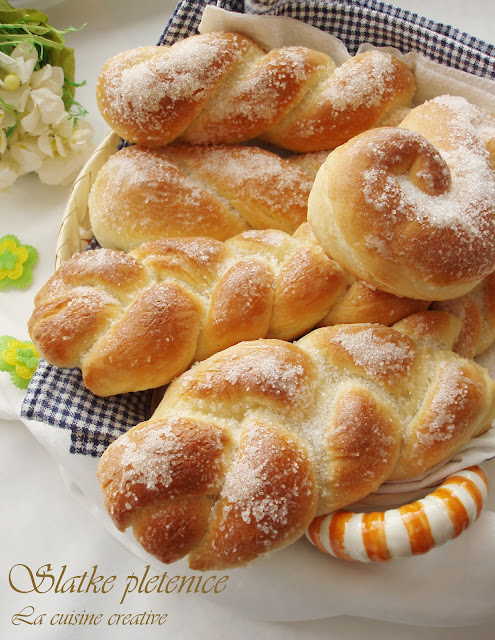 La cuisine creative: Slatke pletenice i lepe novosti:)
