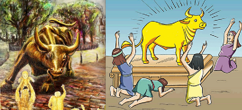 DownWithTyranny!: Has Worship Of The Golden Bull Been Interrupted?