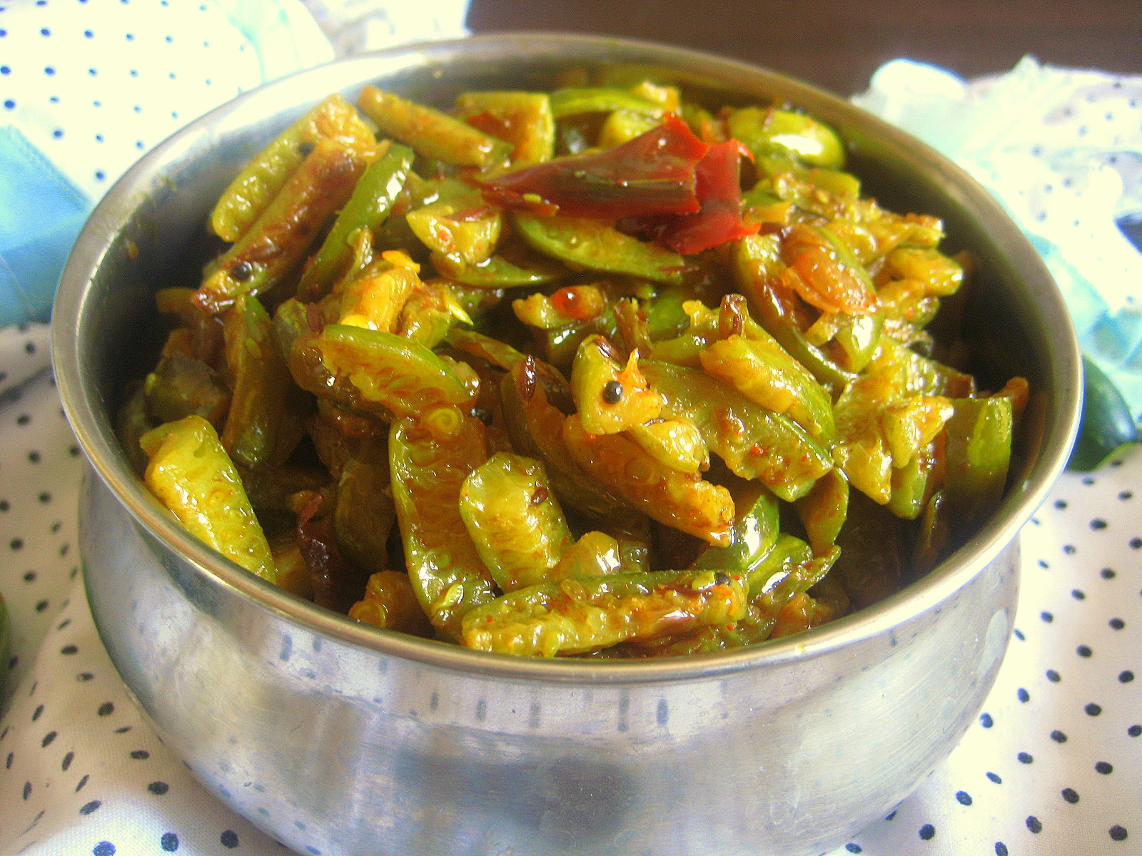 madhuri's kitchen: Dondakaya Vepudu / Tindora Fry / Kovaikkai Fry / Ivy ...