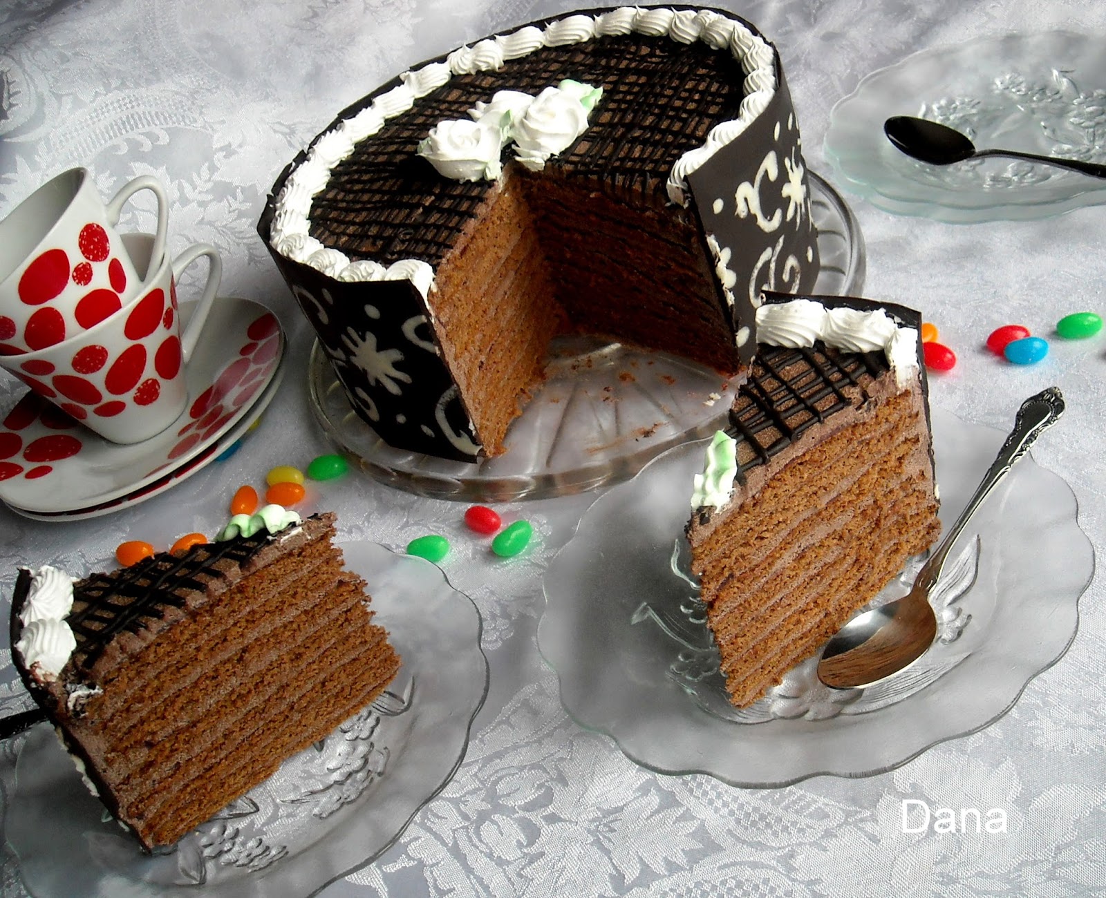 Danina kuhinja: Čokoladna fancy lady torta