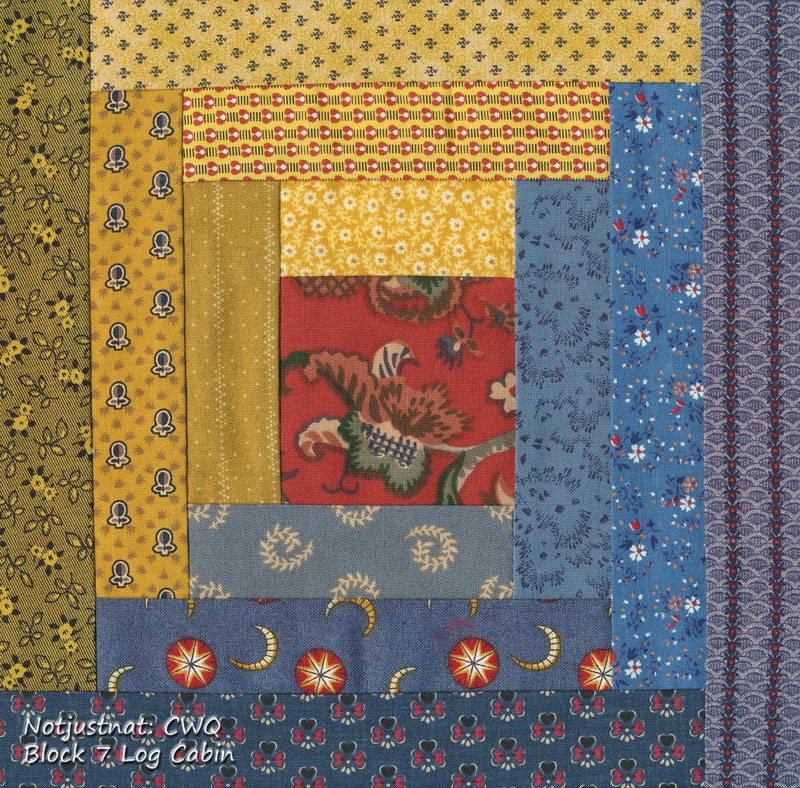 notjustnat creative blog: Civil War Quilts: Block 3 & 7