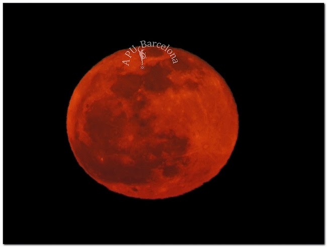 APU Barcelona VeoDigital : La "Luna de sangre" ilumina la ciudad de ...