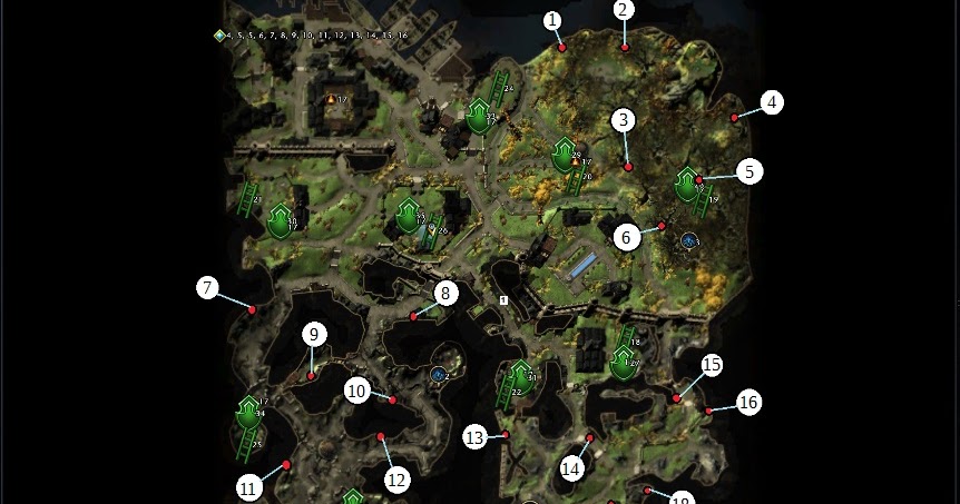 Mapas de Tesouros de River District's - Neverwinter Brasil