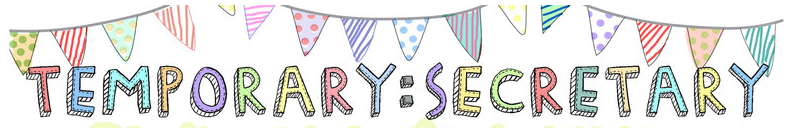 -: Temporary:Secretary