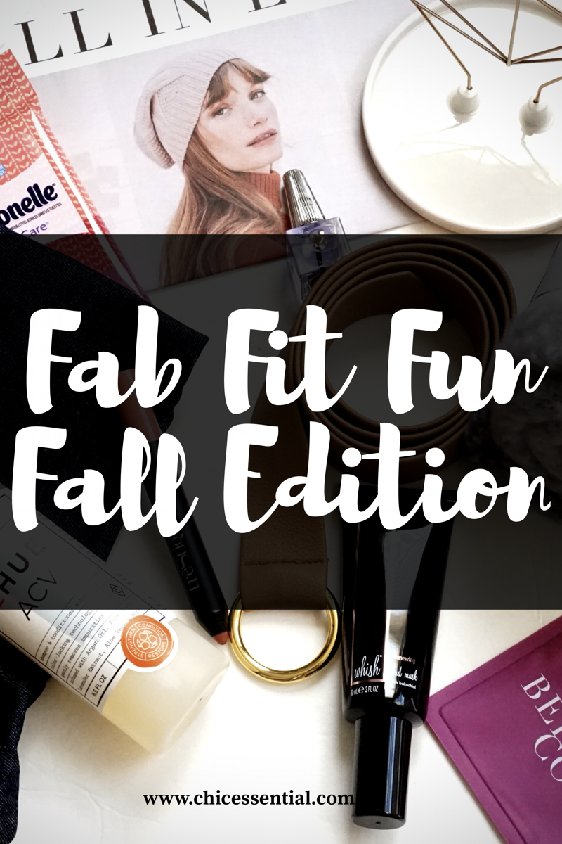 Fab Fit Fun - Fall Edition | Chic Essential