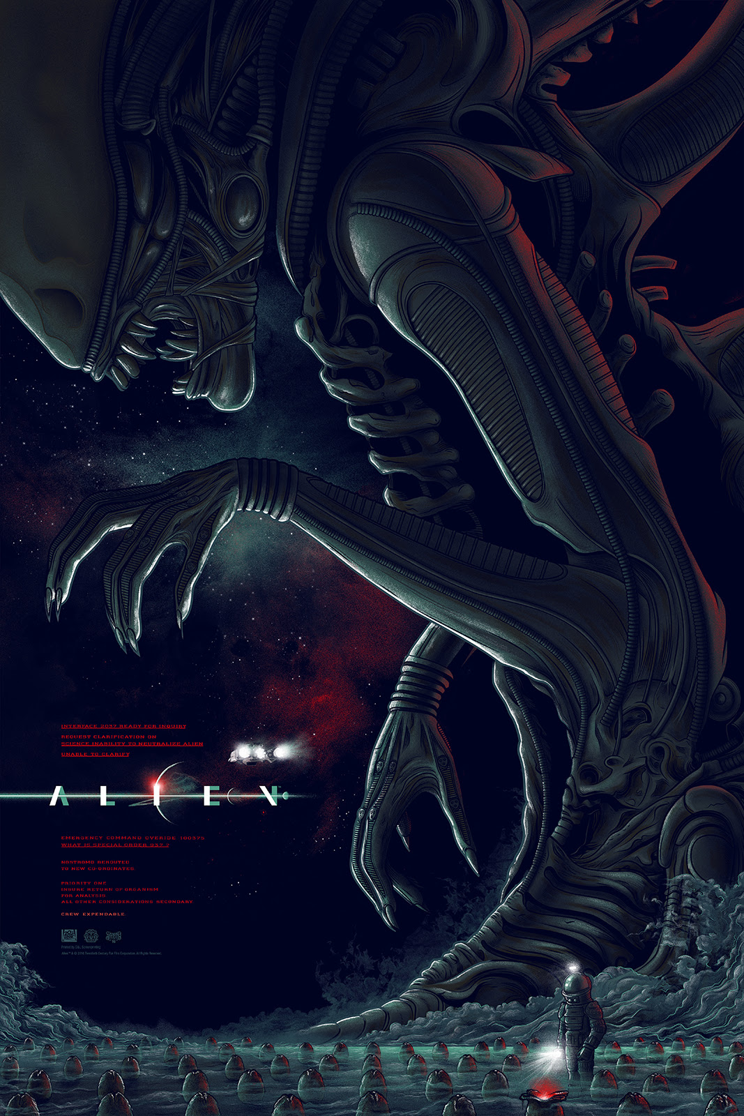 INSIDE THE ROCK POSTER FRAME BLOG: Mondo Alien Day Poster Releases From ...