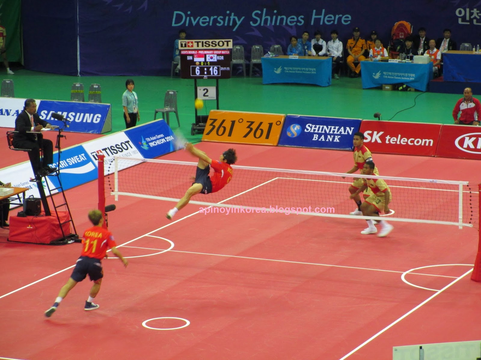 A Pinoy in Korea: 2014 Asian Games: The High Kicks Of Sepak Takraw