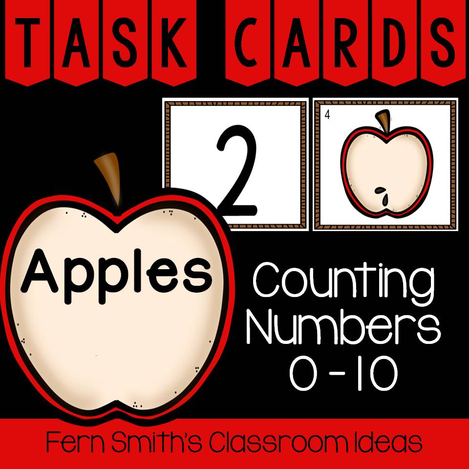 New Fall Themed Counting Numbers 0 - 10 Task Cards For Your Classroom ...