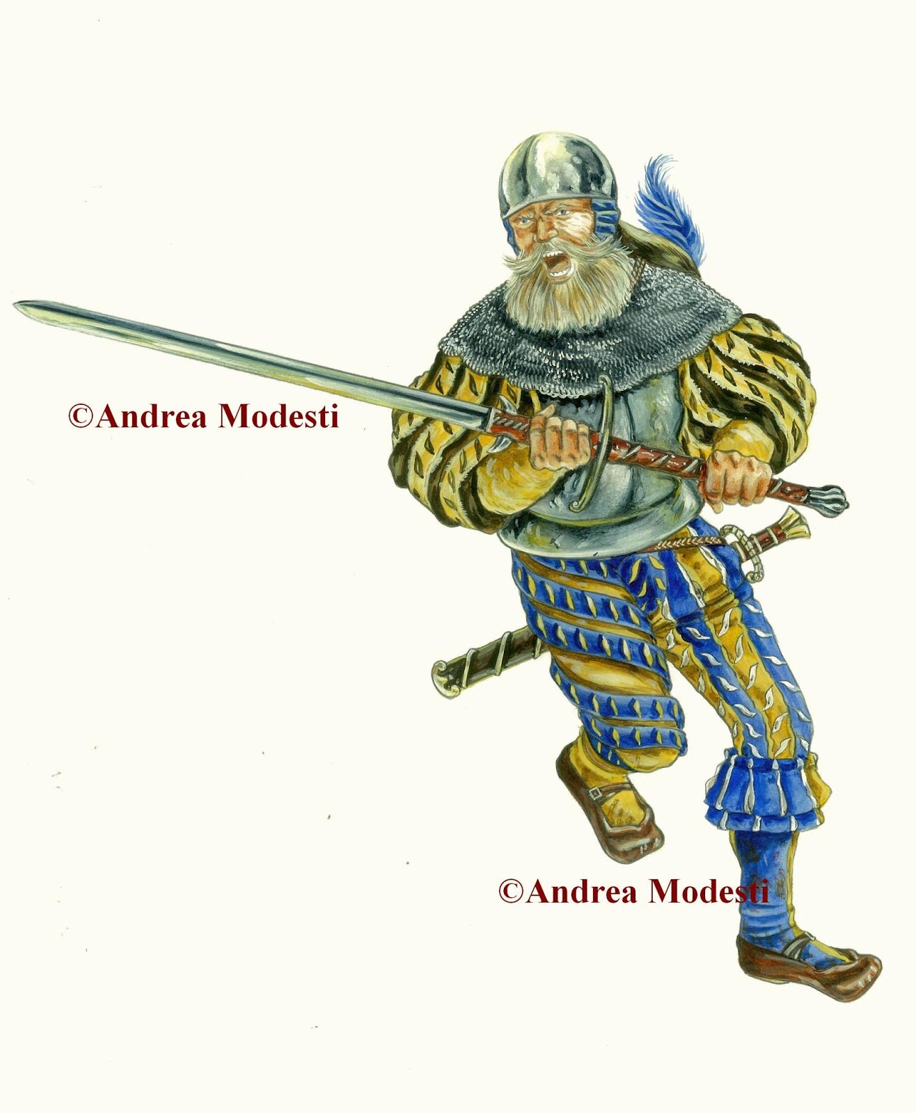 Andrea Modesti Art and Illustration: Doppelsöldner of the Landsknechts ...
