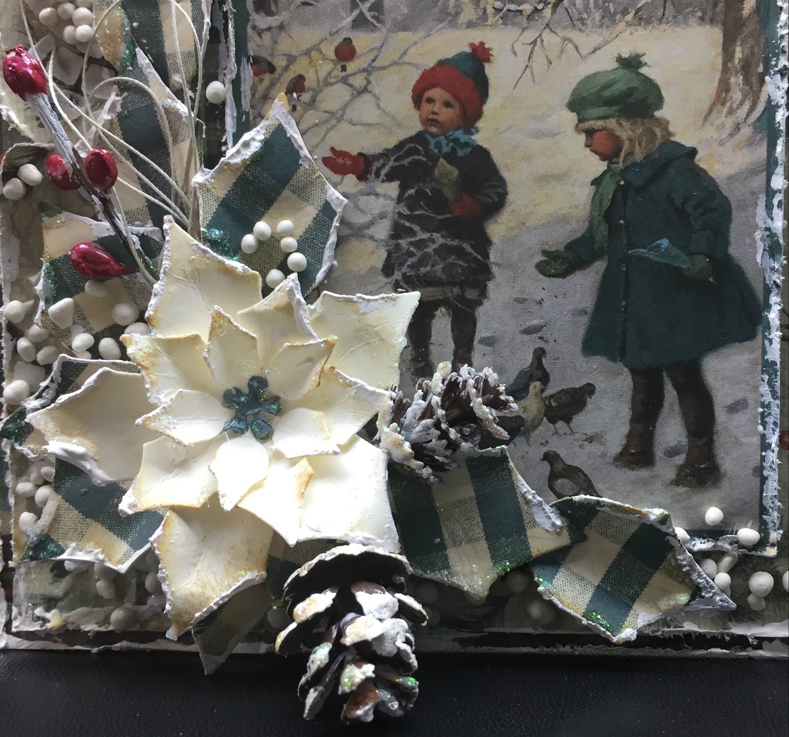 Shabby Chic Christmas - Authentique Solitude | Aspiring to Creativity