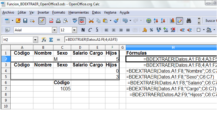 APRENDE CON ROSICELA: BDEXTRAER EXCEL