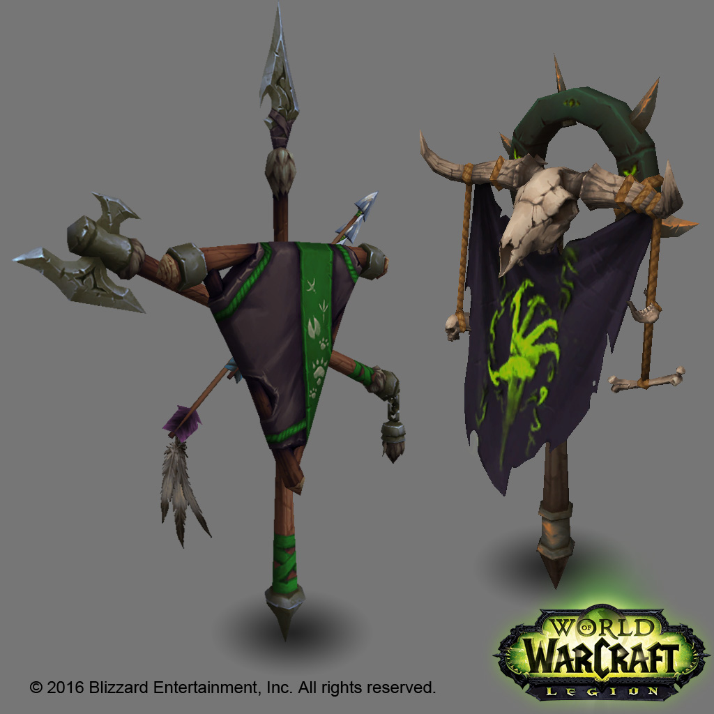 Peter K. Lee's Working space: WoW Legion prop art showcase