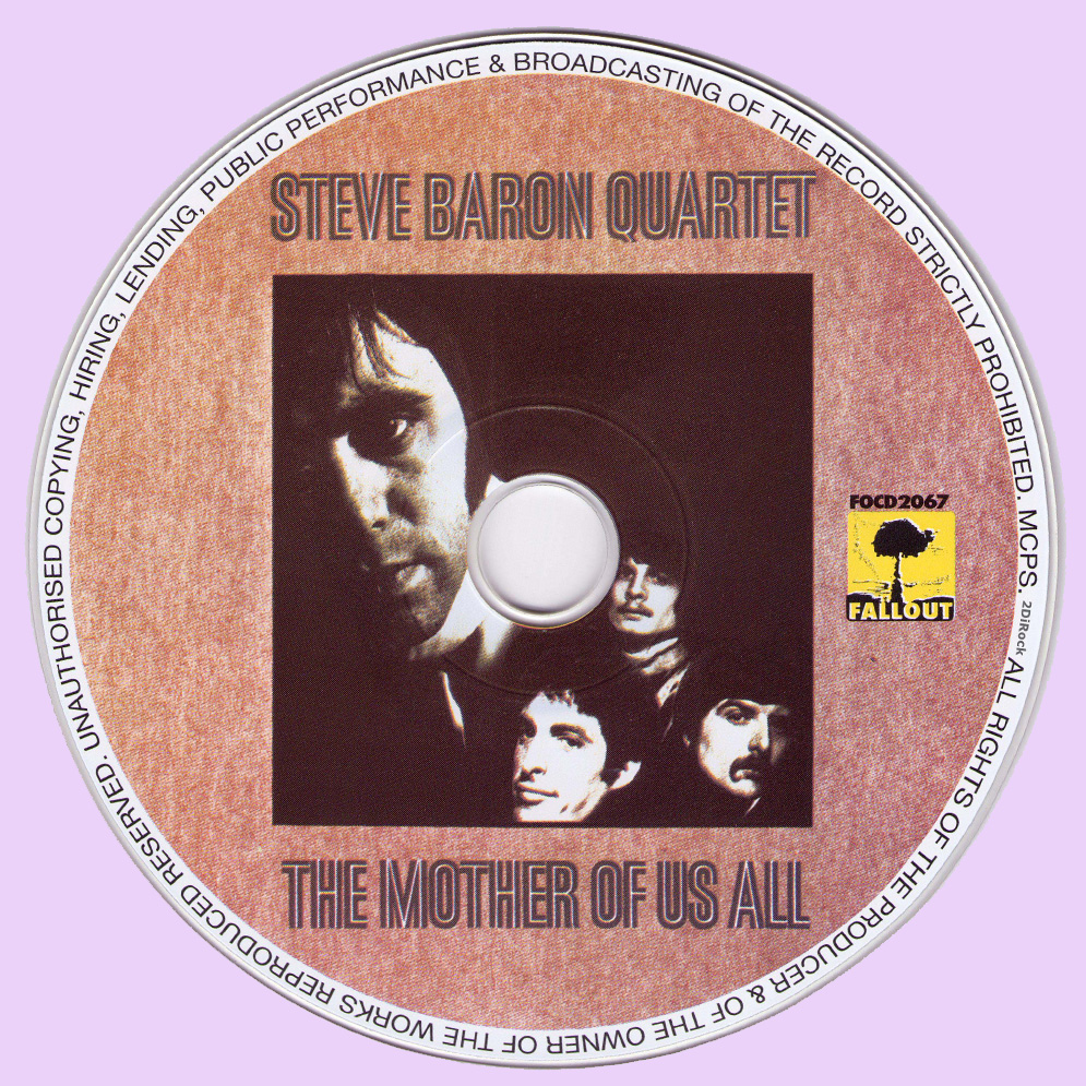 Steve Baron Quartet - The Mother Of Us All (1969 uk, awesome ...
