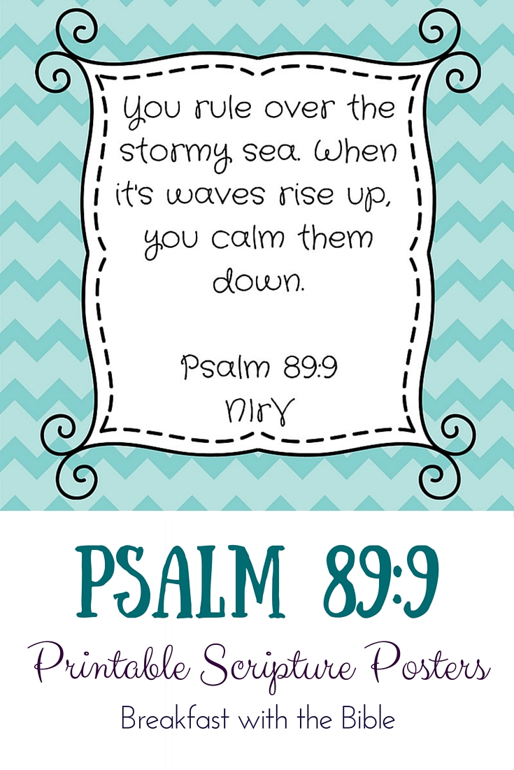Mommy & Her Men: Scripture Sunday {Psalm 89:9}