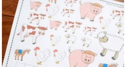 Count & Graph Farm Animals Activity | School Time Snippets